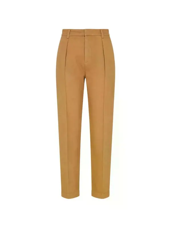 N°21 Pleated Straight-leg Trousers