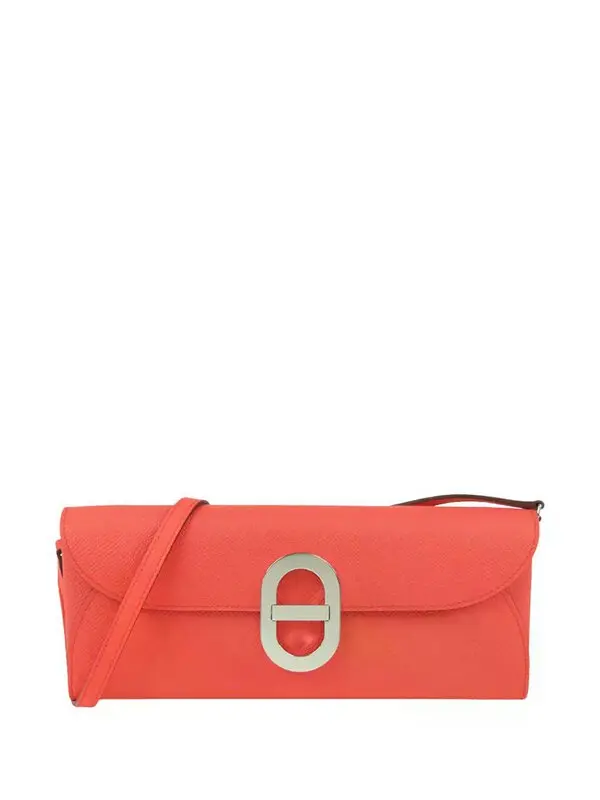 Hermès Epsom Chaine D'ancre To Go Wallet Crossbody Bag - Pink