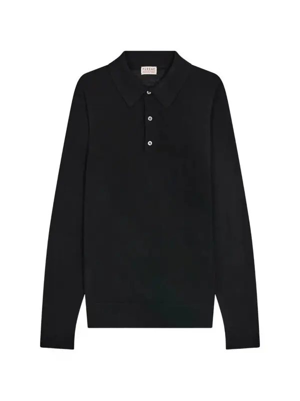 FURSAC Long-sleeve Wool Polo Shirt