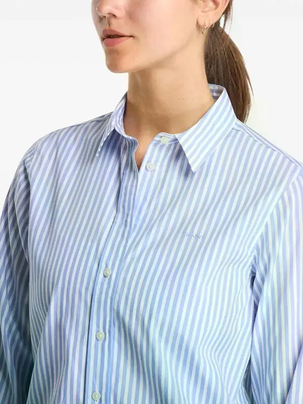 Gant Vertical Stripe Cotton Shirt