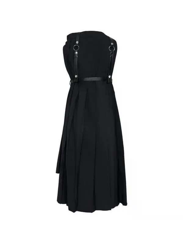 Junya Watanabe Pleated Harness Midi Dress