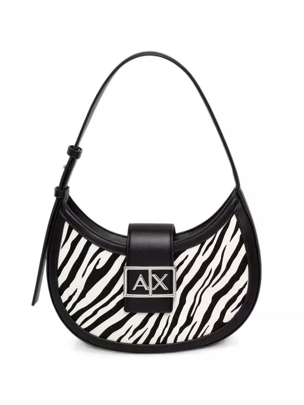 Armani Exchange Zebra-print Shoulder Bag