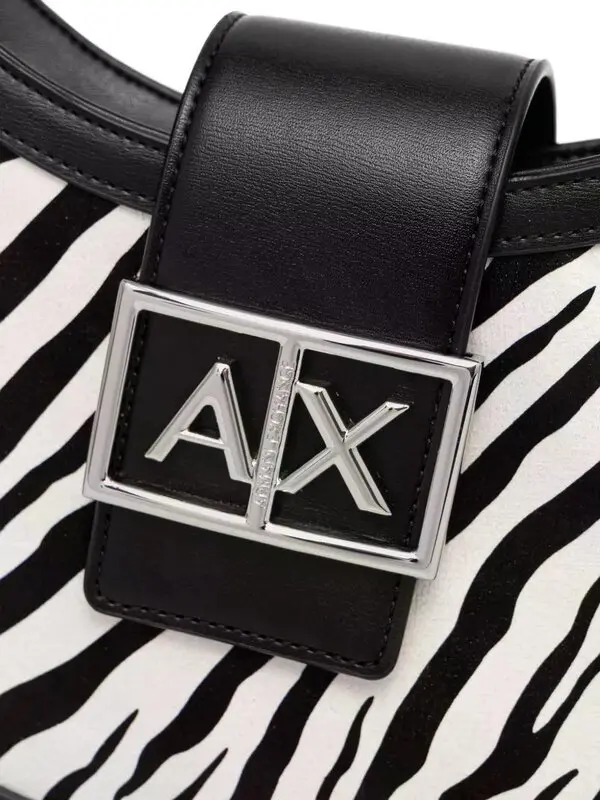 Armani Exchange Zebra-print Shoulder Bag