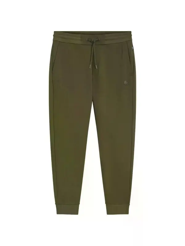 BOSS Cotton-blend Track Pants With Double B Monogram Badge - Green