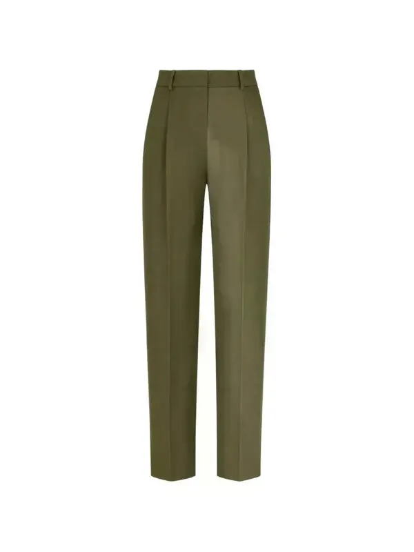 N°21 Pleated Straight-leg Trousers