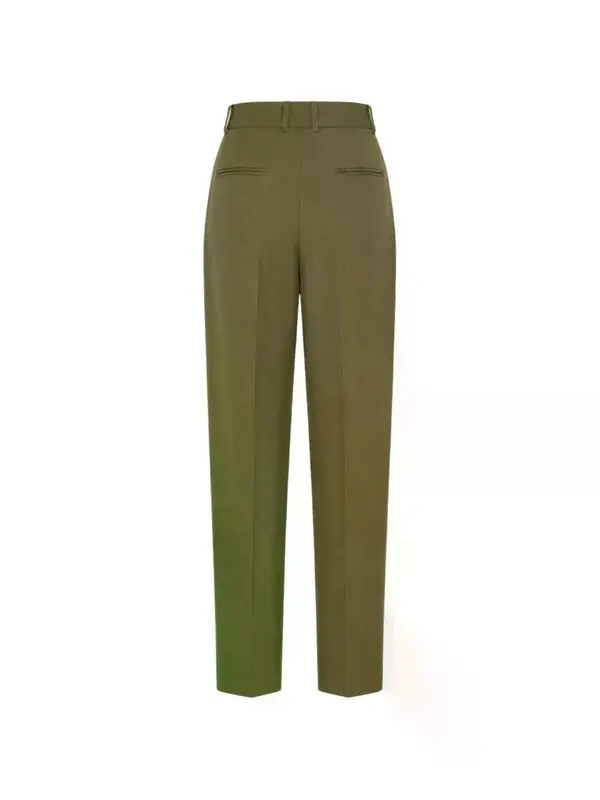 N°21 Pleated Straight-leg Trousers