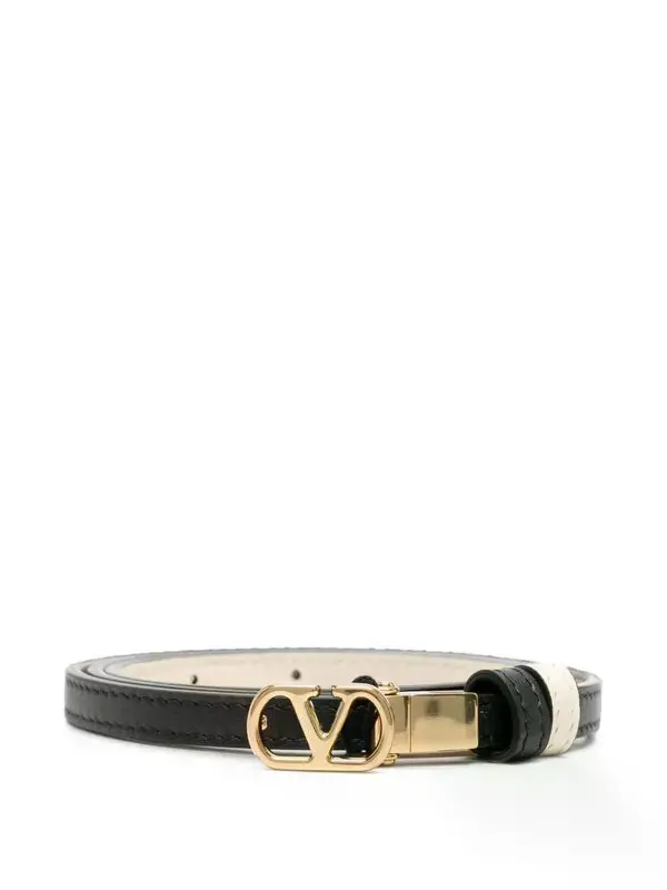 Valentino Garavani Vlogo Signature Reversible Belt - Black