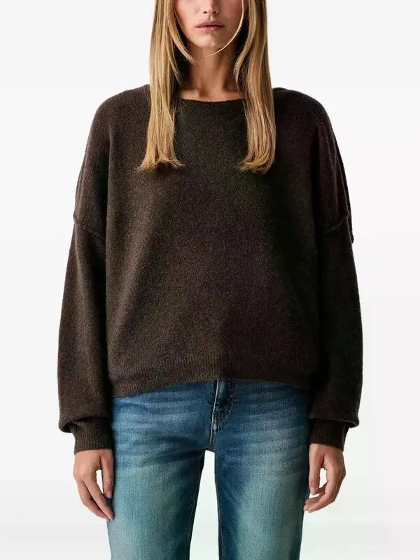 American Vintage Damsville Knitted Pullover - Brown