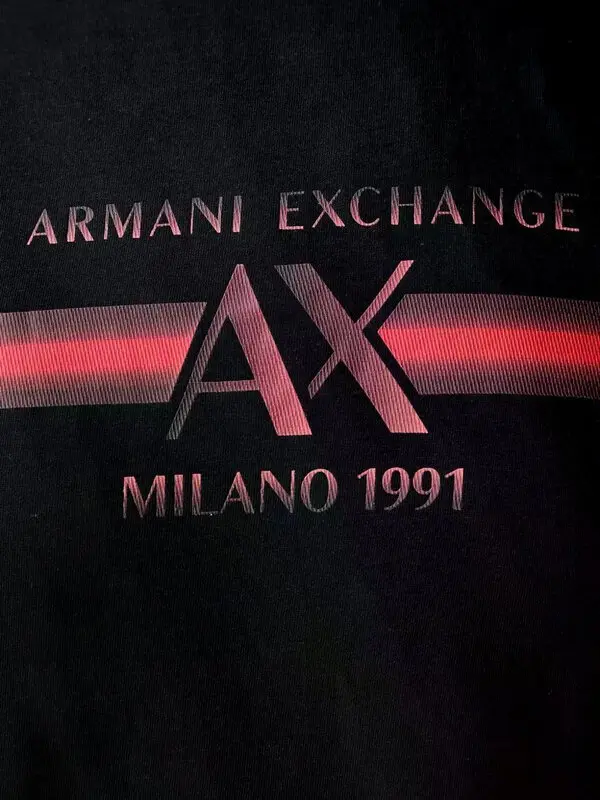 Armani Exchange Logo-print Crew-neck T-shirt