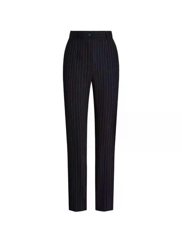 Dolce & Gabbana Pinstripe Wool Trousers