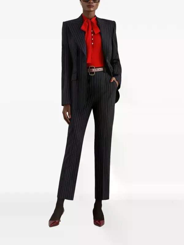 Dolce & Gabbana Pinstripe Wool Trousers