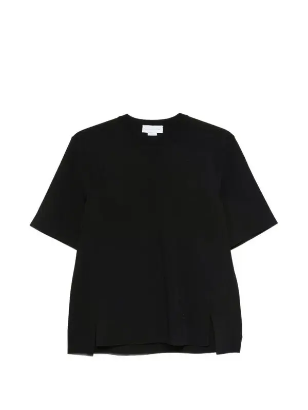 Stella McCartney Iconic Compact Short-sleeve T-shirt - Black