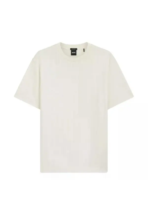 BOSS Textured Regular-fit T-shirt