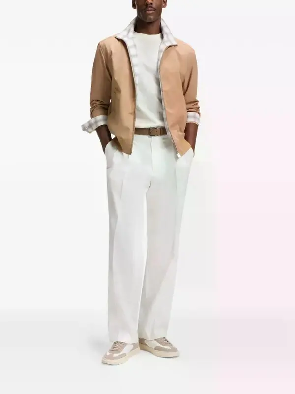 BOSS Textured Regular-fit T-shirt