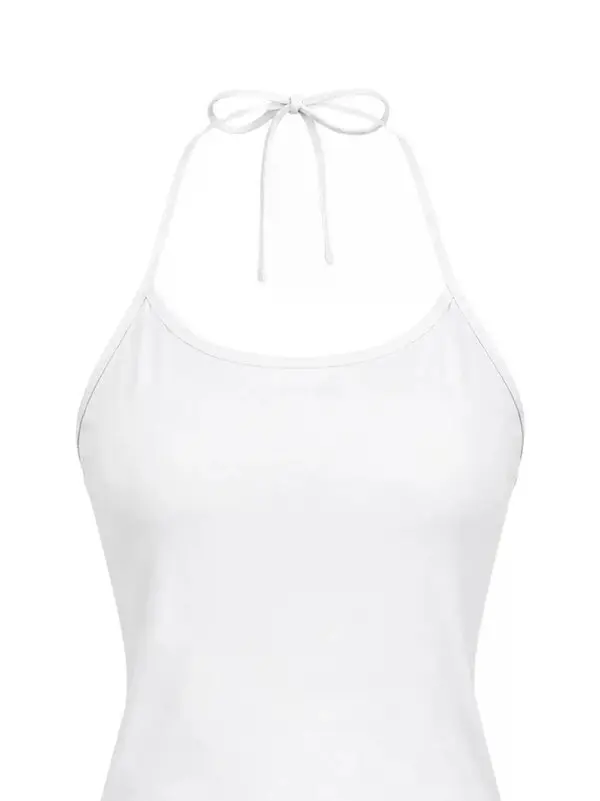 Still Here Toggle Halterneck Tank Top