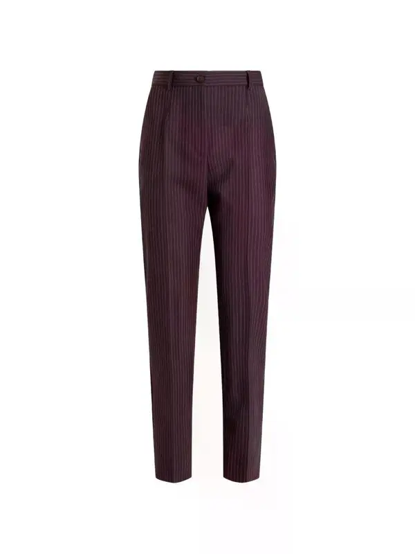 Dolce & Gabbana Striped Belt-loop Trousers