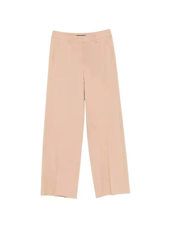 LUISA CERANO Pleated Wide-leg Trousers