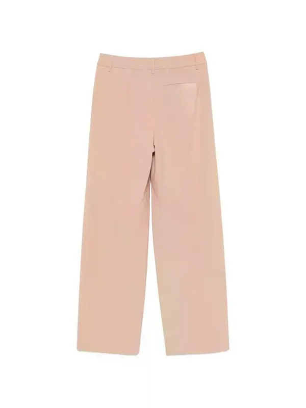 LUISA CERANO Pleated Wide-leg Trousers