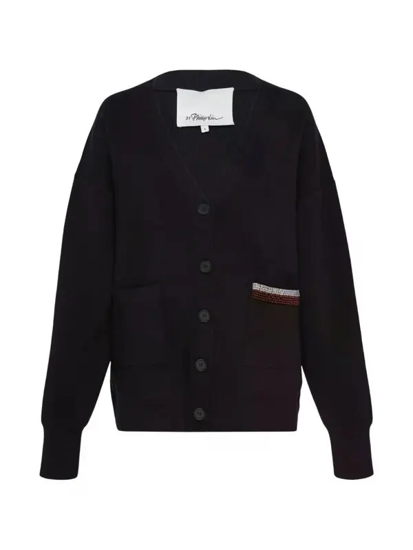 3.1 Phillip Lim Embellished V-neck Cardigan