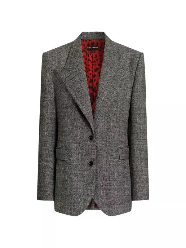 Dolce & Gabbana Single-breasted Wool Jacket
