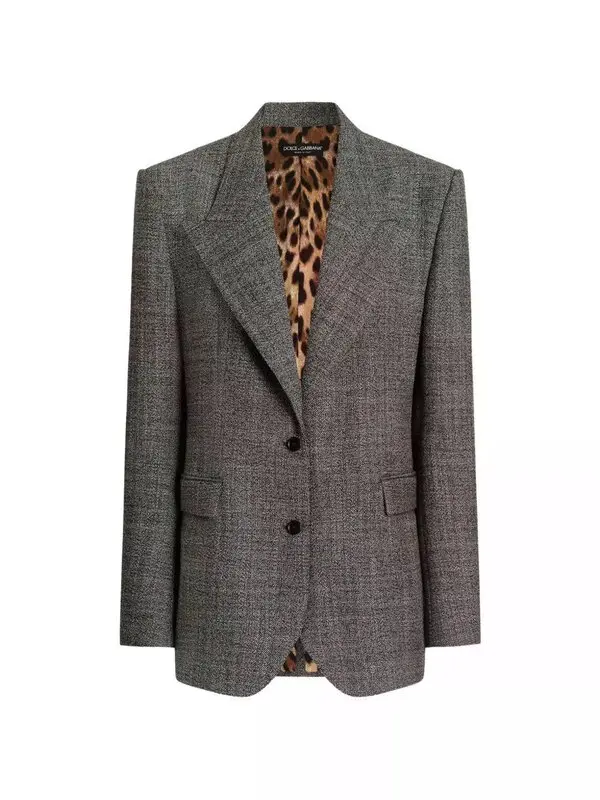 Dolce & Gabbana Single-breasted Wool Jacket
