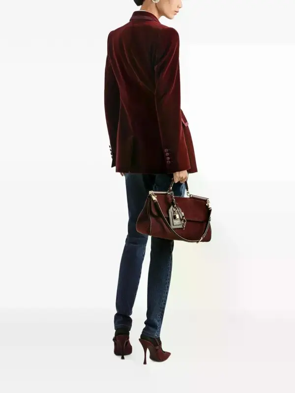 Dolce & Gabbana Turlington Single-breasted Velvet Jacket