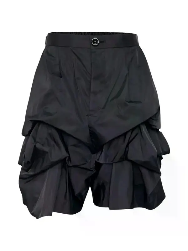 ENFOLD Twisted Ruched Shorts