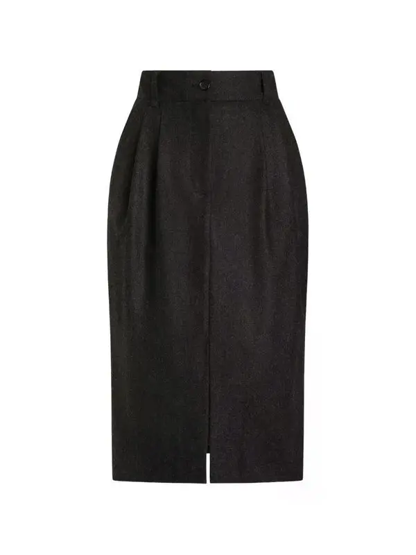 Dolce & Gabbana Wool Flannel Skirt