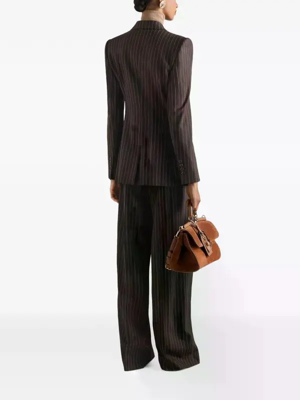 Dolce & Gabbana Turlington Double-breasted Twill Pinstripe Jacket