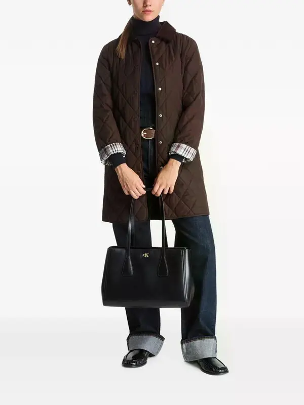 Gant Quilted Corduroy-collar Coat