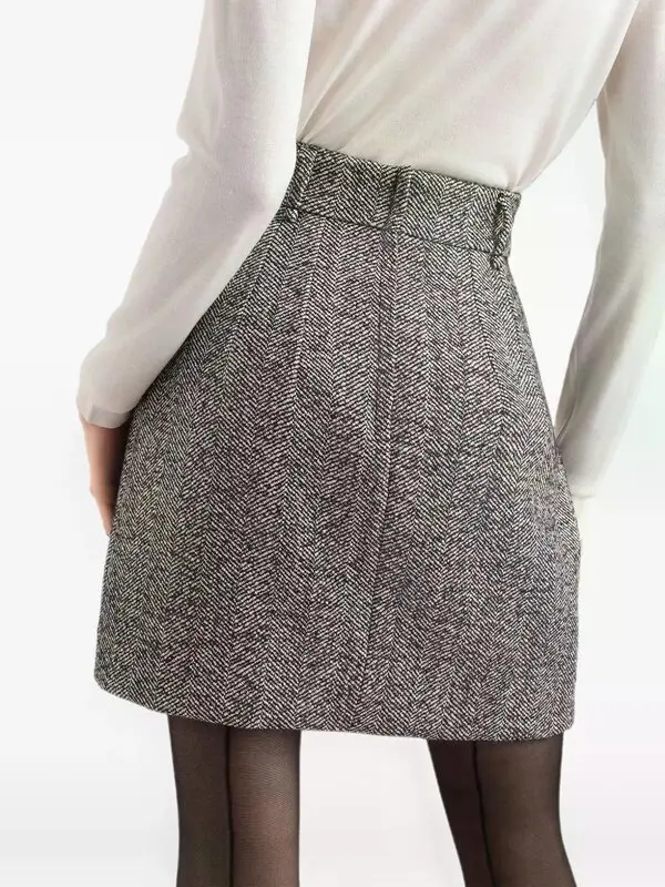 Dolce & Gabbana Wool Mini Skirt