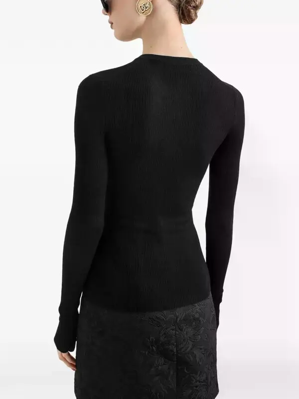 Dolce & Gabbana Ribbed Cashmere Cardigan