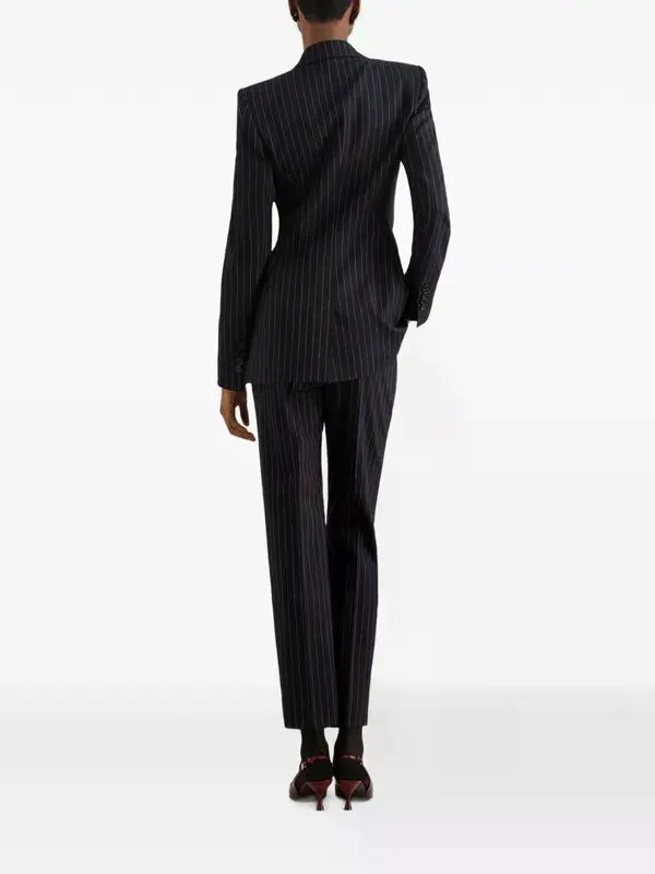 Dolce & Gabbana Pinstripe Wool Turlington Jacket