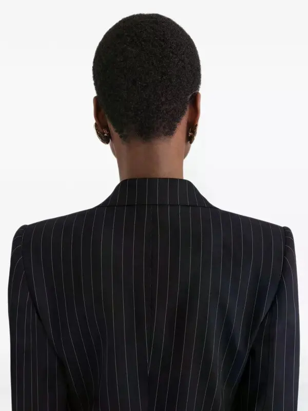 Dolce & Gabbana Pinstripe Wool Turlington Jacket