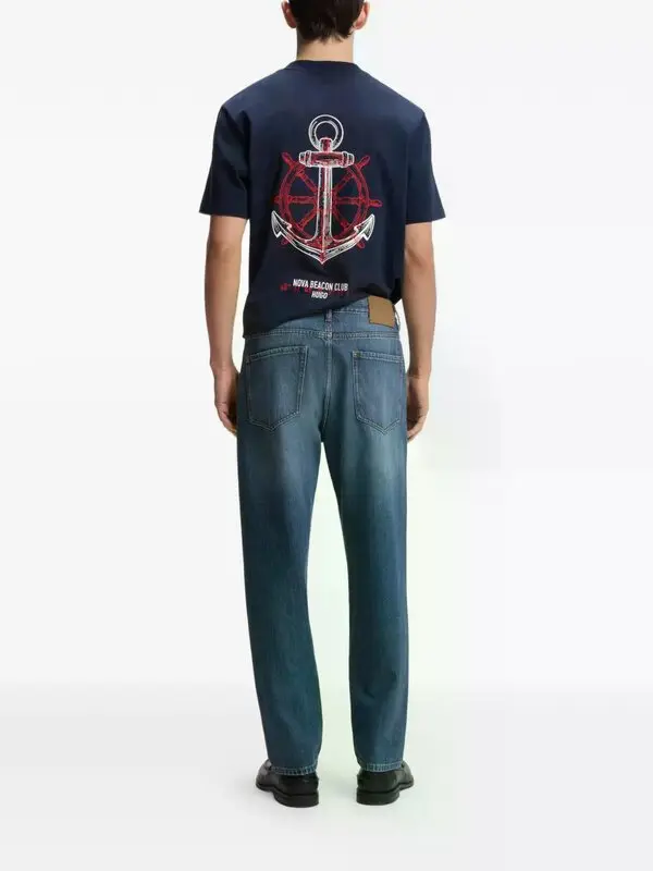 Hugo Tapered Leg Five-pocket Jeans