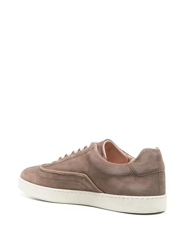 Fabiana Filippi Bead-embellished Suede Sneakers - Brown