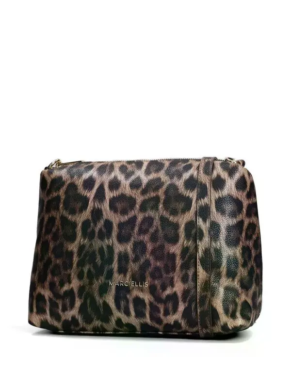 MARC ELLIS Holly Leo Leopard-print Shoulder Bag