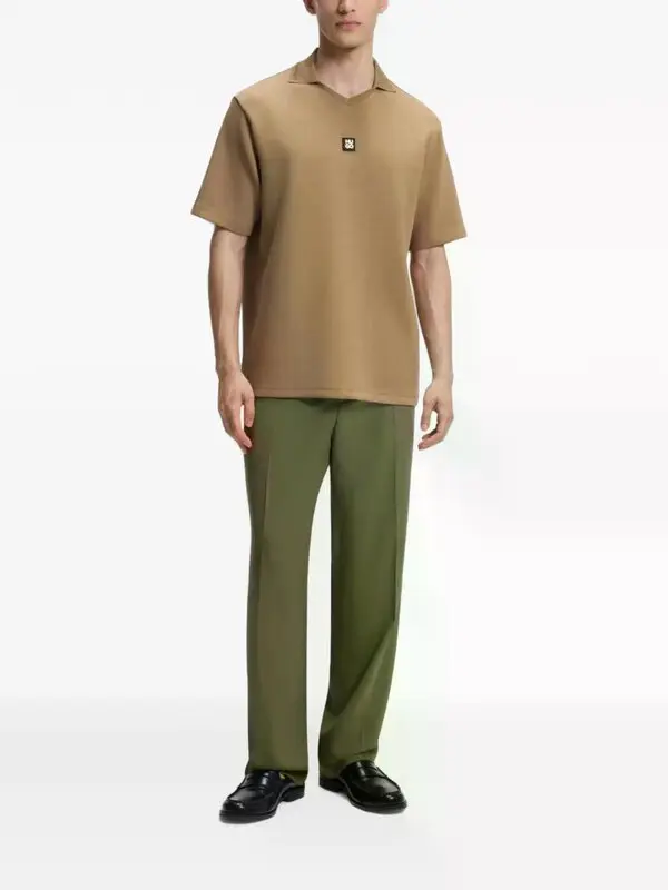Hugo Logo-patch T-shirt - Brown