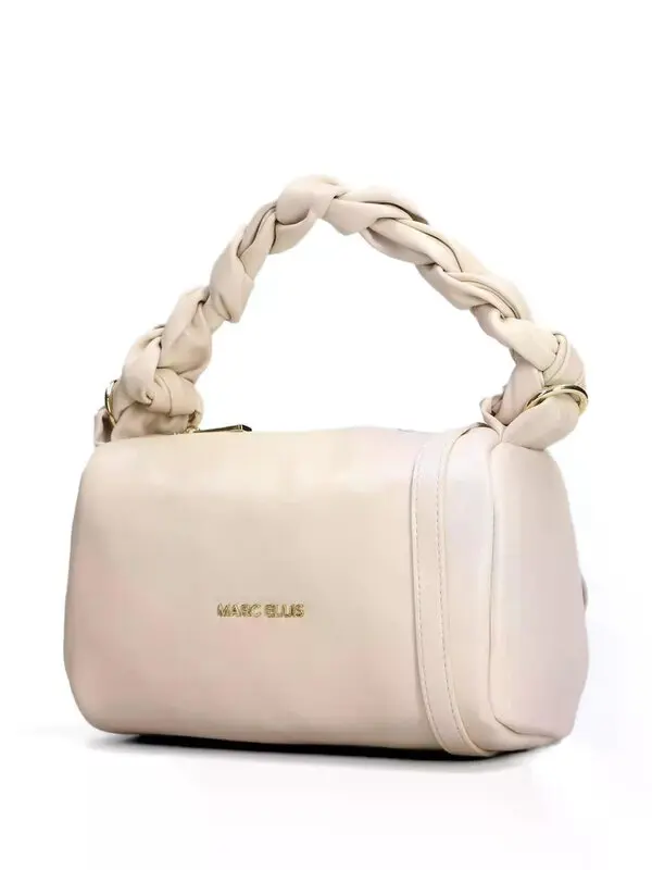 MARC ELLIS Zoey Braided-handle Shoulder Bag - Neutrals