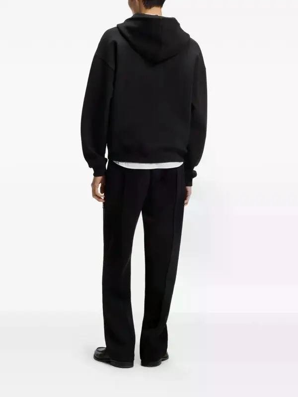 Hugo Logo-patch Half-zip Hoodie