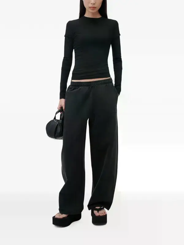 Alexander Wang Logo-embroidered Track Pants