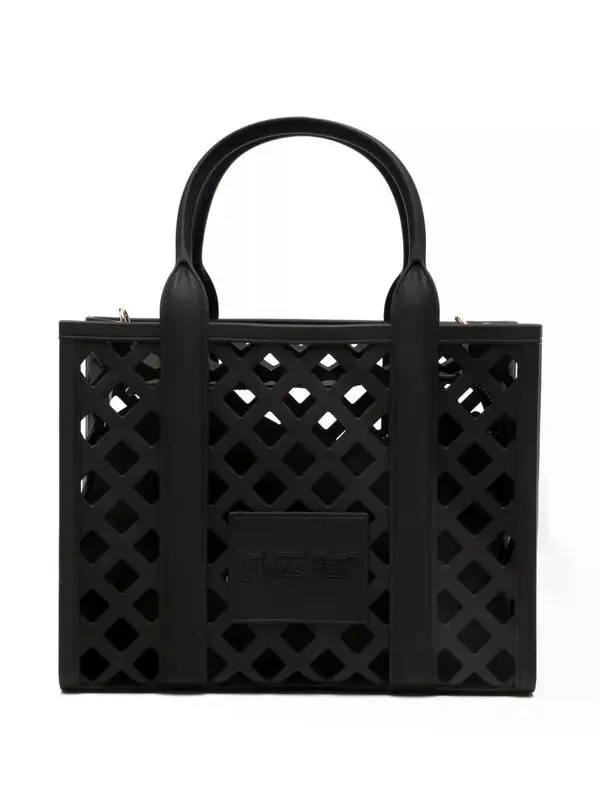MARC ELLIS Cut-out Logo-patch Shoulder Bag