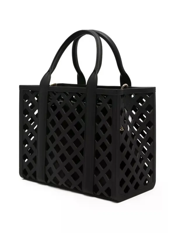 MARC ELLIS Cut-out Logo-patch Shoulder Bag