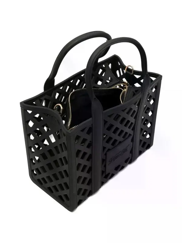 MARC ELLIS Cut-out Logo-patch Shoulder Bag