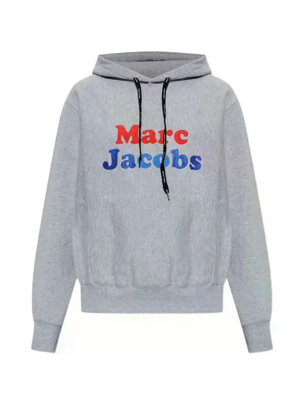 Marc Jacobs Logo-embroidered Cotton Hoodie
