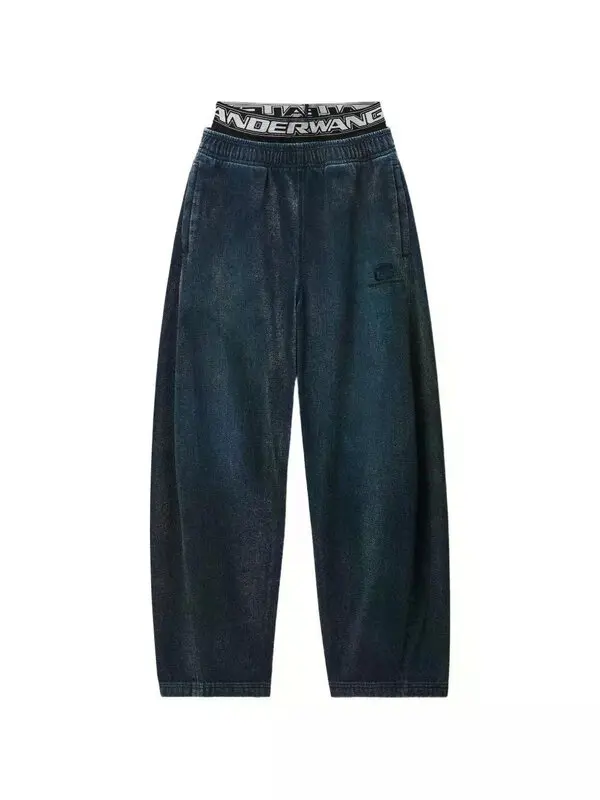 Alexander Wang Brushed Denim Sweatpants - Blue