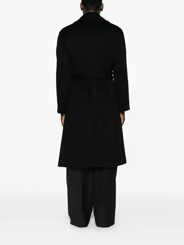 Caruso Belted Notch-lapels Coat