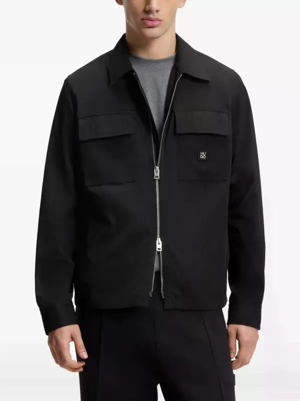 Hugo Zip-up Oversized-fit Jacket