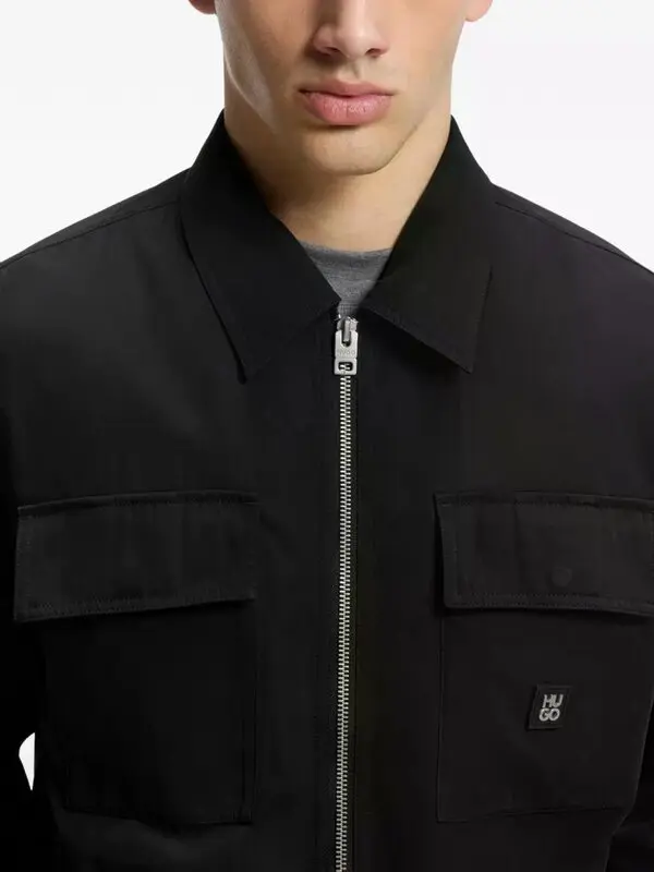Hugo Zip-up Oversized-fit Jacket