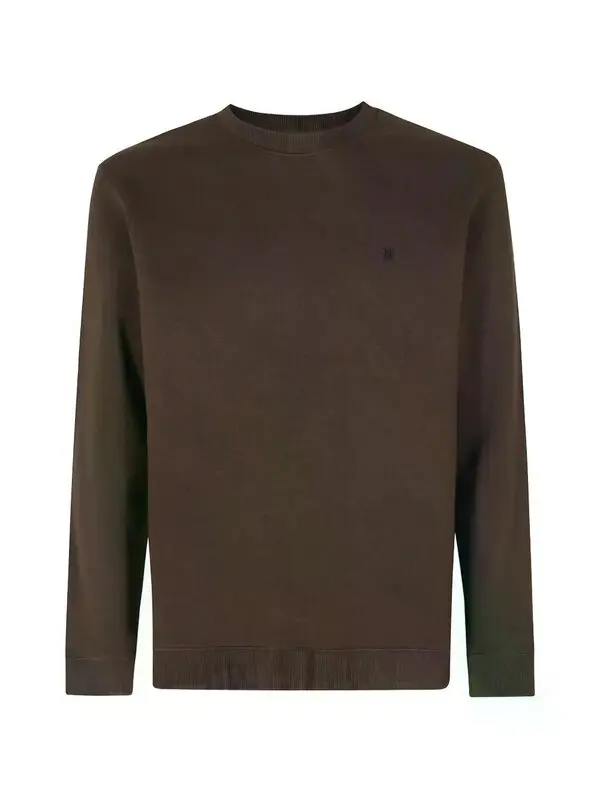 DONDUP Logo-patch Long-sleeve Sweater